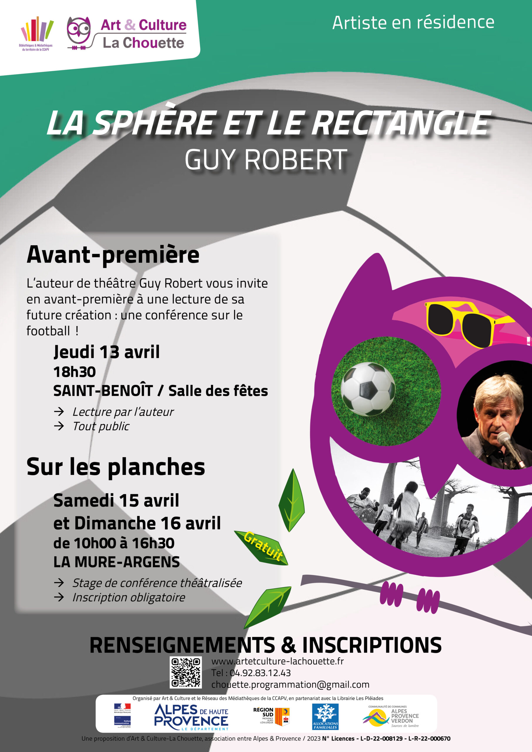 La sphère et le rectangle - GUY ROBERT - Mairie de Saint-Benoit, site ...